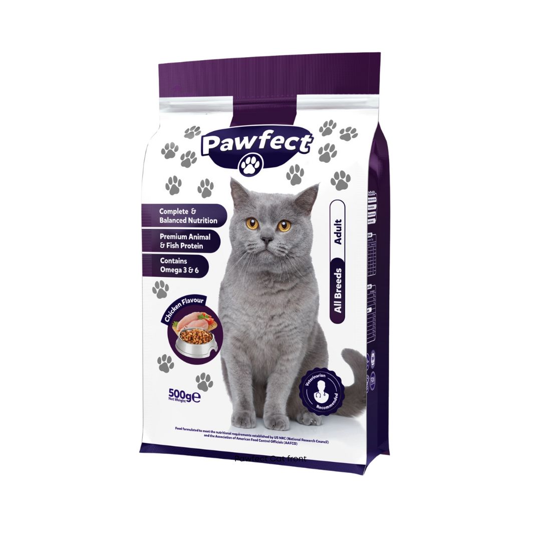Pawfect Adult Cat Food-500 G, 1 KG PACKS | Petzio – Premium Pet Food ...